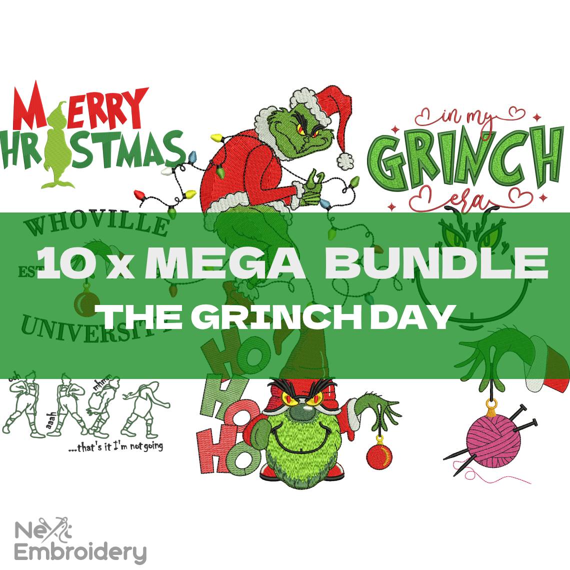 The Grinch Bundle Pack - NextEmbroidery
